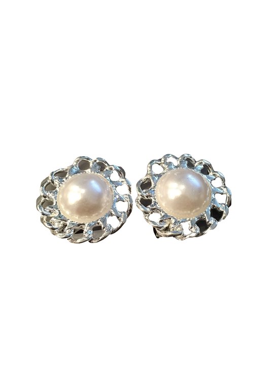 Petra's Sieradenwereld - Clipoorbel parel wit rond (20252170) | bol