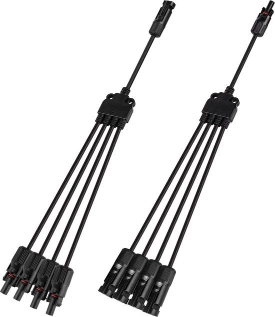 MC4 Solar Connector - Y-splitter - Zonnepaneel Splitter - IP67 - 4 ...