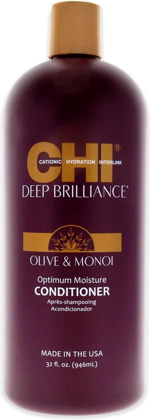 Farouk Chi Deep Brilliance Olive & Monoi Optimum Moisture Conditioner ...