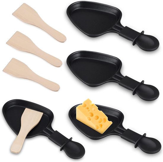 Pannetjes mini 4 stuks anti-aanbaklaag grillpannetjes vierkant mini ...