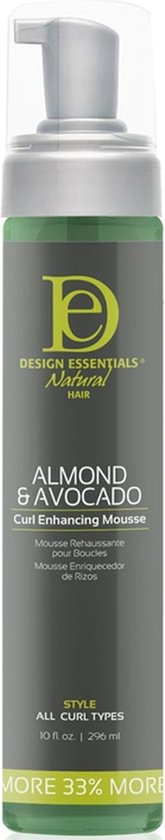 Design Essentials - Natural Almond & Avocado Curl Enhancing Mousse ...