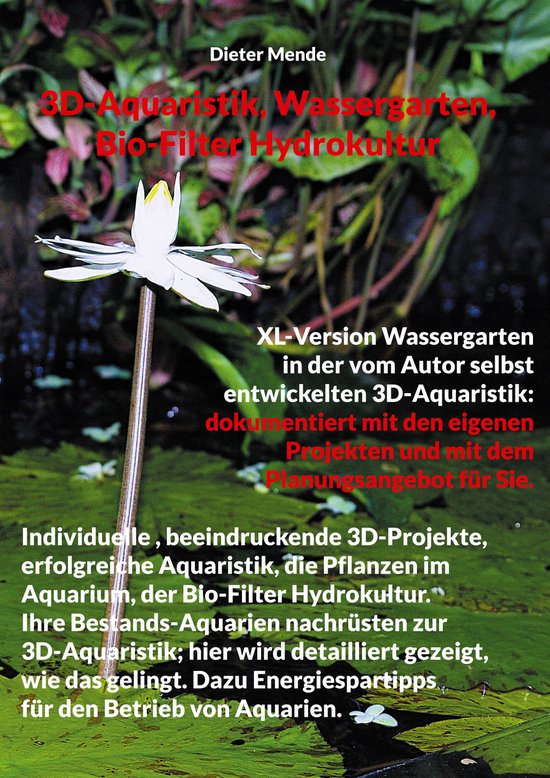 3D-Aquaristik, Wassergarten, Bio-Filter Hydrokultur (ebook), Dieter ...