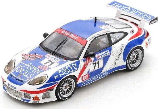 Het 1:43 gegoten model van de Porsche 996 GT3 R 3.6L Team Colucci ...