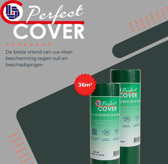 Perfect Cover Vloerfolie 60CM x 60M - Vloerbescherming - Stucloper ...