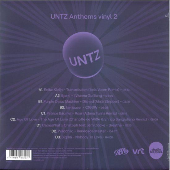 V/A - Untz Anthems Vinyl 2, V/a | Muziek | bol