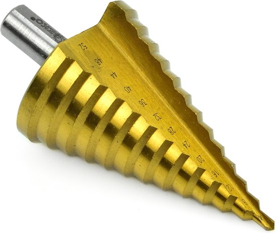 GEKO Trapboor - HSS TiN Coating - 4-52 mm - Voor Metalen en ...