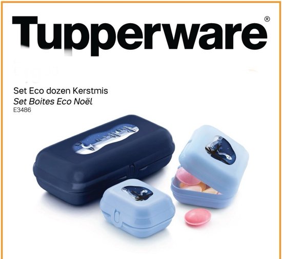 tupperware set eco dozen kerstmis | bol
