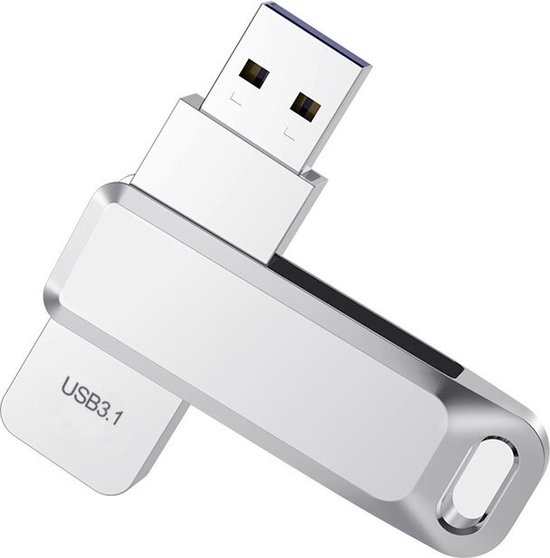 LUXWALLET PD7 – Metalen USB Stick 64GB USB 3.1 Gen1 - Geheugen - Opslag ...