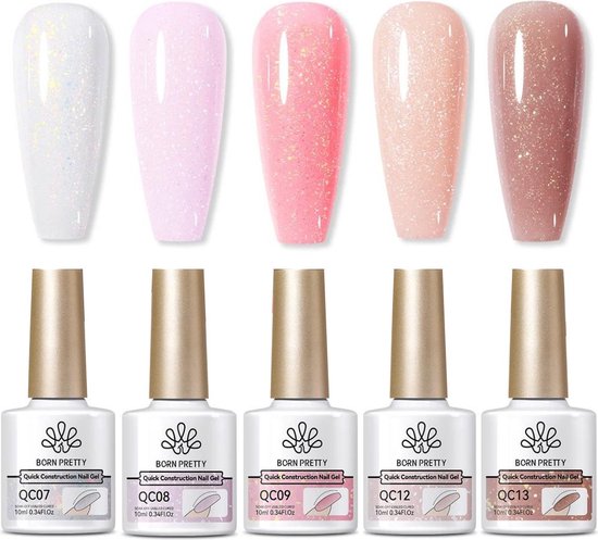 Born Pretty - Biab - 5 stuks - Builder in a bottle - Builder gel - Biab ...