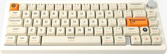 "This is Plastic" Keycaps | XDA | PBT | Dyesub | 128 Keys | bol