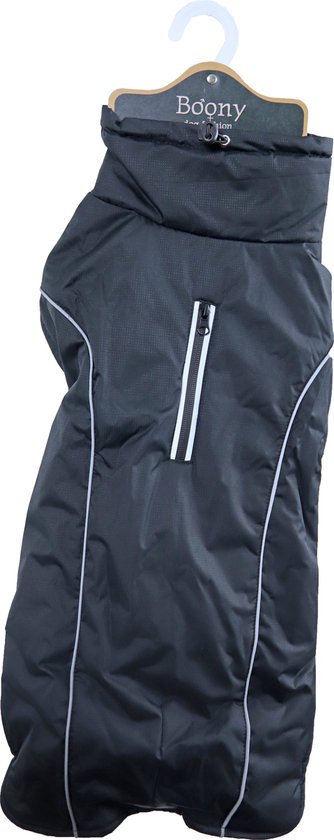 Boony Dog Fashion Hondenjas Luxury Waterproof - Zwart - 35cm | bol