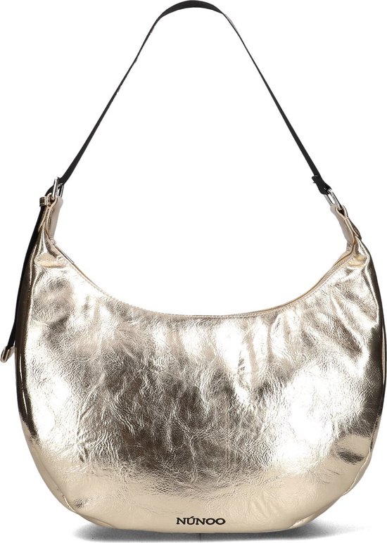 Núnoo Stella Recycled Schoudertassen Dames - Goud - Maat ONESIZE | bol