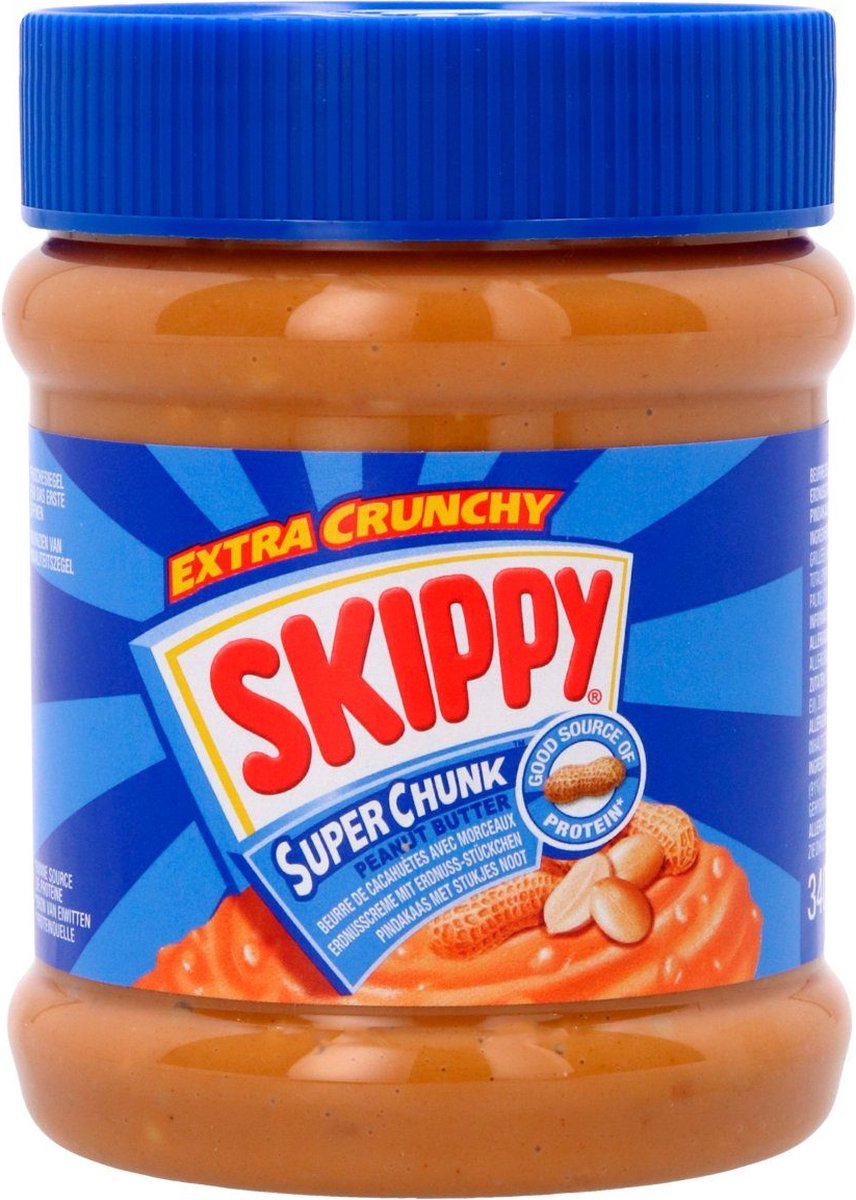 Skippy Pindakaas super chunky 340 gram | bol