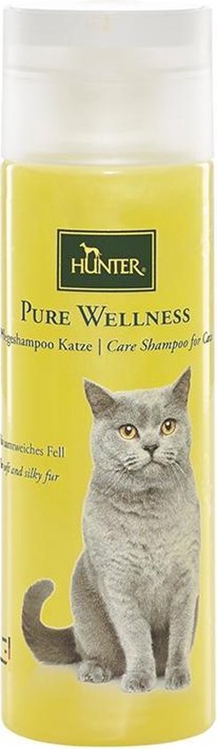 Hunter pure wellness katten shampoo - 1 stuk 200 ml | bol