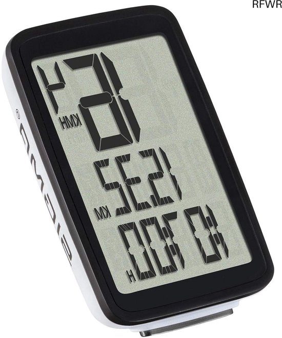 RFWR® Draadloze Fietscomputer met Groot Display en 4 Functies | bol