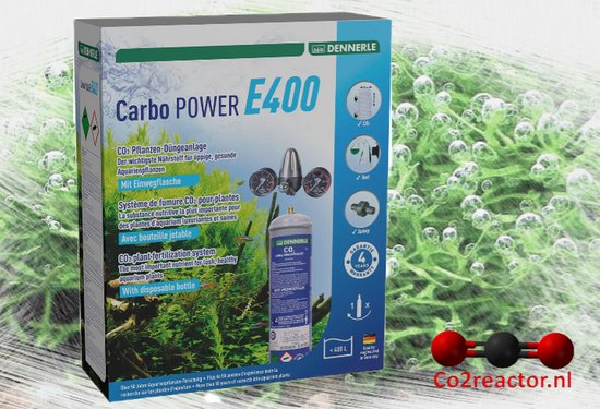Dennerle CO2 set Carbo Power E400- aquariumplanten bemestingsset | bol