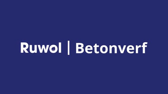 Ruwol Betonverf Standaard Wit 2,5 liter - Voor binnen en buiten - Alle ...