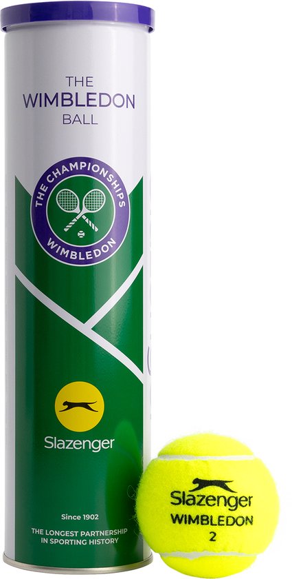 Slazenger- Wimbledon- 4 ball tin | bol