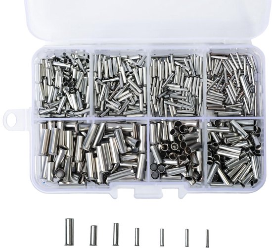 Allecto Plus - Koperen adereindhulzen assortiment 600 stuks voor ...