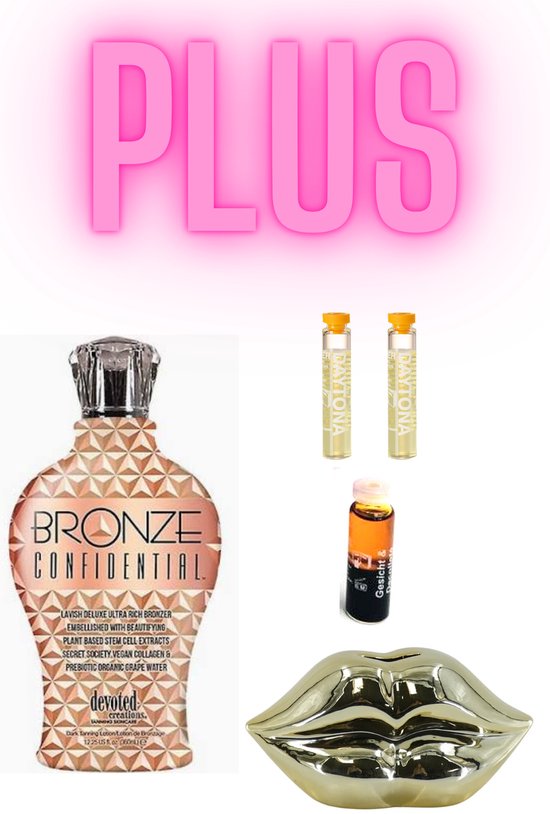 Devoted Creations Bronze Confidential 360 ml PLUS 1X Twin Tan Olie PLUS ...