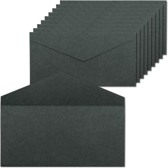 Allecto Plus - 10-Pack Vintage Zakelijke Enveloppen voor Bruiloft en ...
