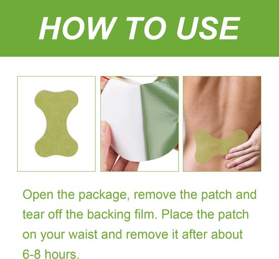 2stuks Alsem Pijnstillende Pleisters, Verlicht Pijn in de Lumbaal, Nek ...