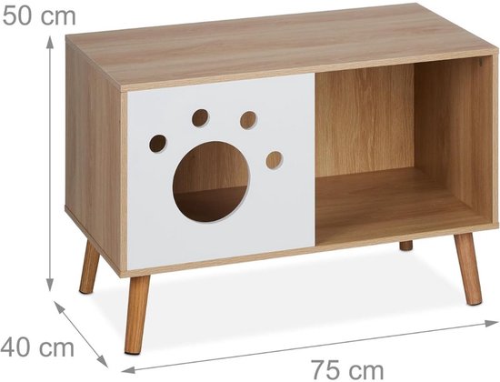 Kattenmeubel - Kattenbak Ombouw - Kattenkast | bol