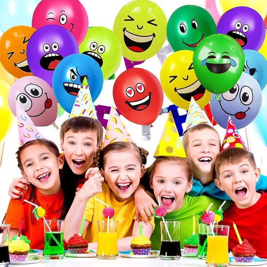 Ballonnen - Smiley - 30 cm - 50 - 100 of 200 stuks - emoticon - feest ...