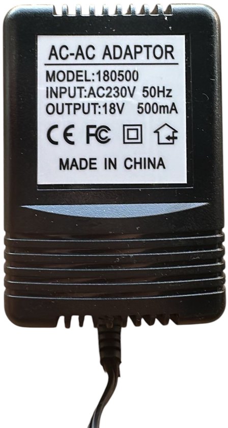 Video deurbel adapter - Voeding voor Eufy en Ring deurbel - 230V-18V ...