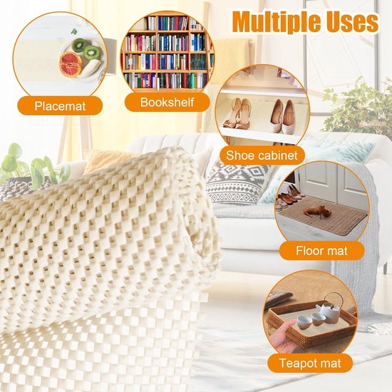 Anti-slip Mat - 100 x 150 cm - Non-Slip Onderlegger voor Tapijt ...