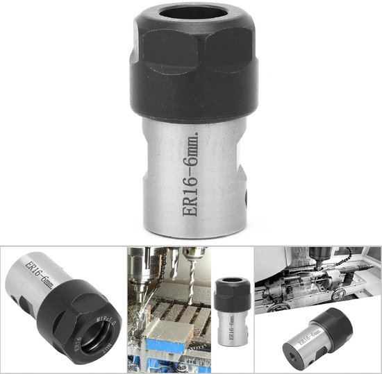 ER16 Motor Shaft Extension Rod Adapter Collet Block Chuck Tool for CNC ...
