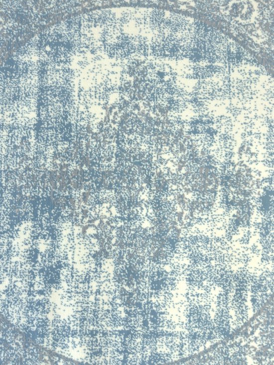 Istanbul Vintage - Laagpolig Vloerkleed - Rond - Retro Tapijt - Creme ...