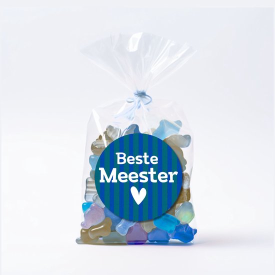 Stickervel Beste Meester – 20 stuks – bedankstickers einde schooljaar | bol