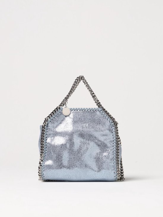 Falabella Mini Tote Bag Chain Detail Wo - Gnawed Blue Clutch Bags | bol