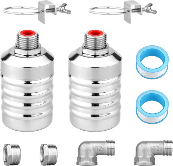 2 St Water Vlotterklep, Roestvrij Staal Automatische Waterniveau ...