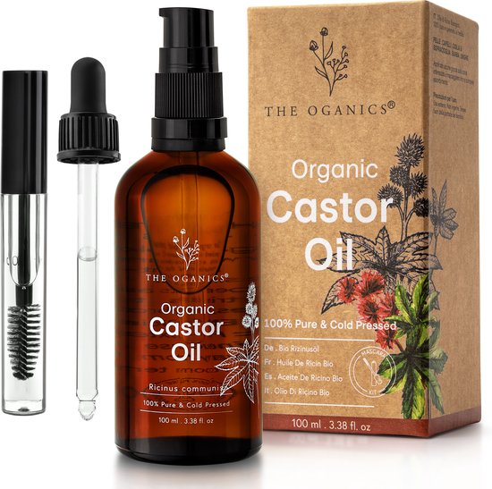 The Oganics® Castor Oil 100ml – Organic 100% Pure, Cold-Pressed ...