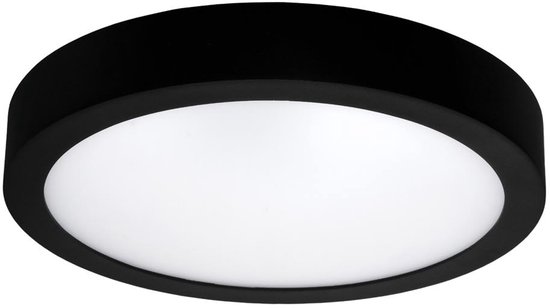 UniBright plafondlamp "Moon" - mat zwart - 14W - 180mm - 3000K - met ...