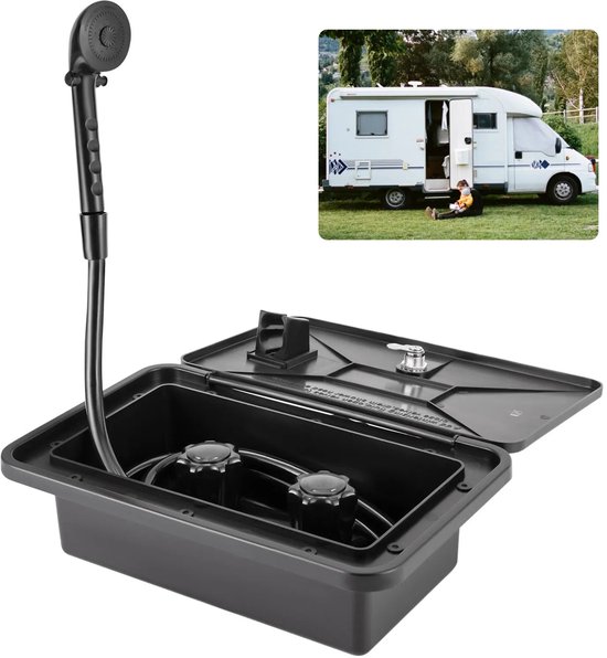 Campingdouche – Buitendouche - met 1,5 m Slang – Geschikt voor Caravan ...