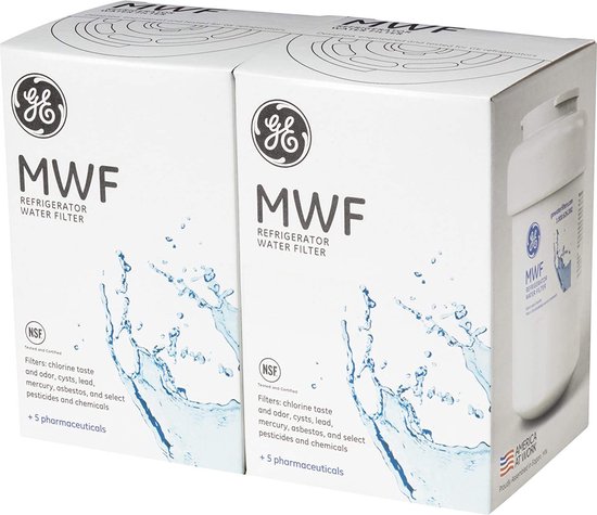 GE MWF F - Waterfilter - Geschikt voor koelkast - Koolstoffilter ...