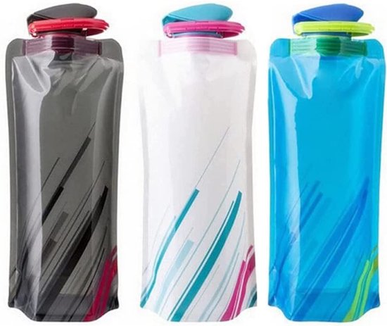 Innovatieve Opvouwbare Waterflessen Set voor Avontuurlijke Reizigers en ...