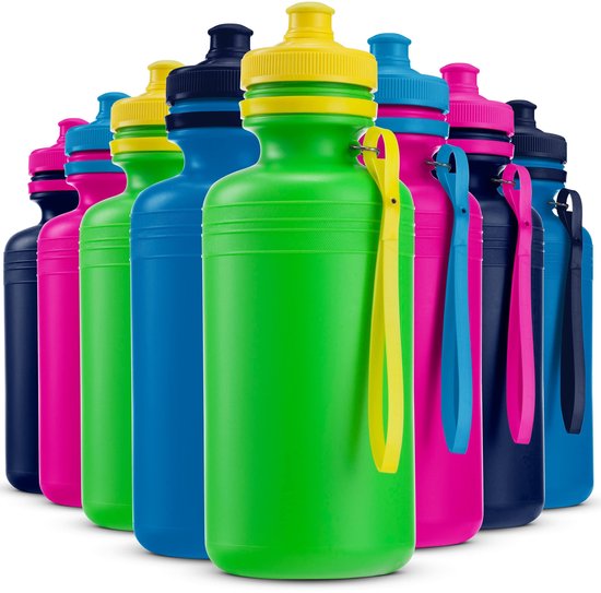 Kindvriendelijke Waterflessen Set van 12 - BPA-vrij en Handig voor ...