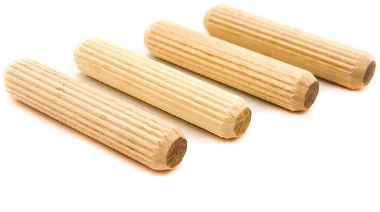 Houten Pluggen 8x40 mm - 100 stuks - Beukenhout | bol