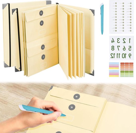 Zeynomax - Binder Folder voor Belangrijke Documenten en Organisatie ...