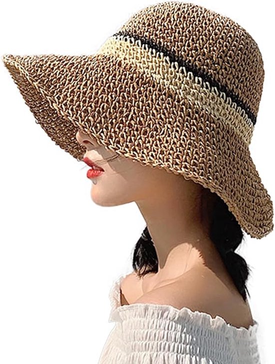 Hoed - Modieuze zonnehoed voor dames - Zomer - Strohoed - Dames ...