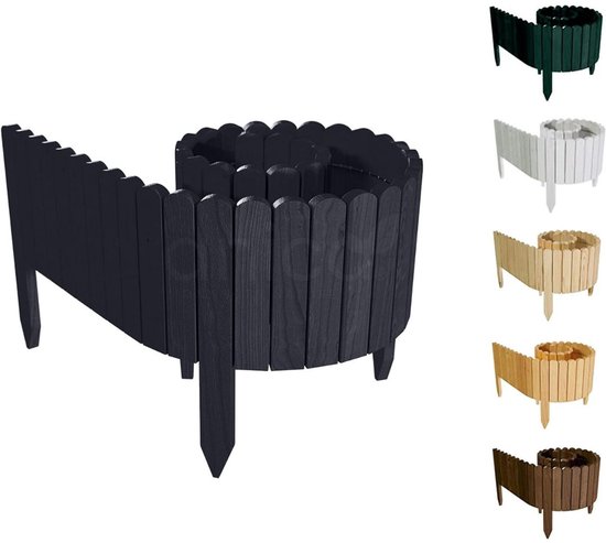 GTB® Borderrand op Rol - Borderrand - Perkland - Antraciet - 200cm x ...