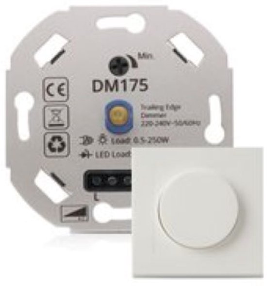 LED Dimmer - 0.5 tot 200 Watt - Universele LED Dimmer inclusief ...