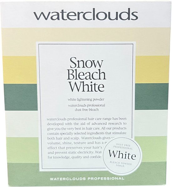 Waterclouds Snow Bleach White Lightening Powder - 500 G | bol