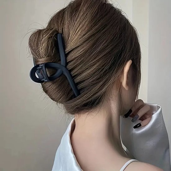 Haarklem zwart Haaraccessoires - Haarklemmen | bol