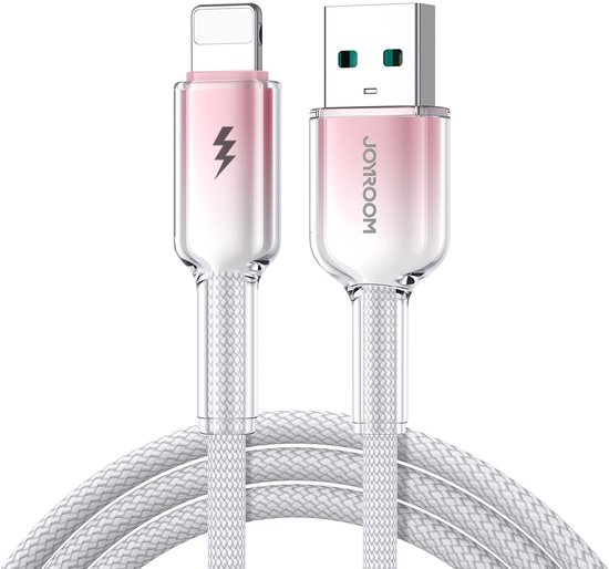Joyroom S-A42 3A Usb-A Lightning-Kabel 1,2 M Wit | bol