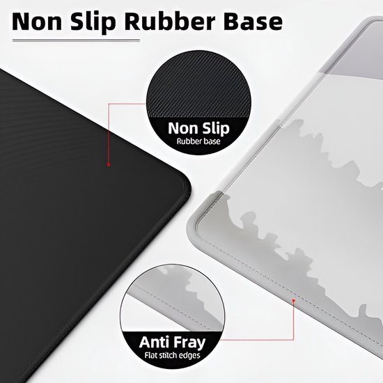 Grote Muismat 90x40 | Gaming Muismat | Wit | XXL | Antislip | Desktop Mat | Computer... | bol